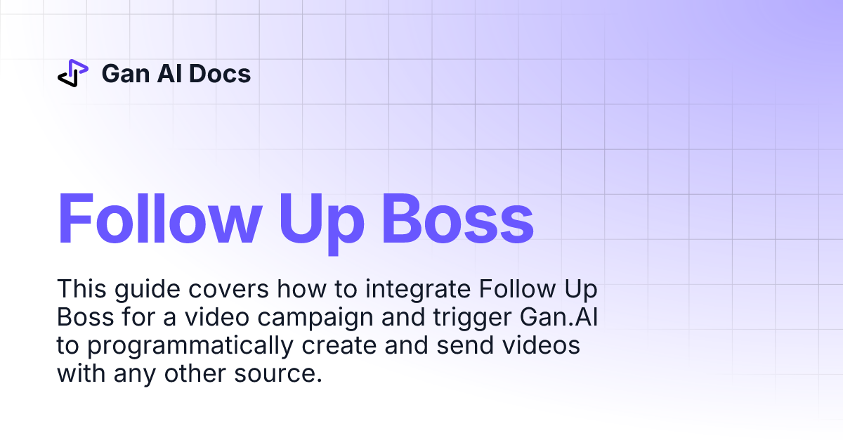 Follow Up Boss | Gan AI Docs